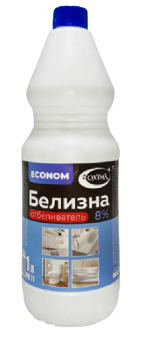 Отбеливатель Oxima Econom "Белизна" 8%, 1 л купить на Omarket.kz — 13 ...